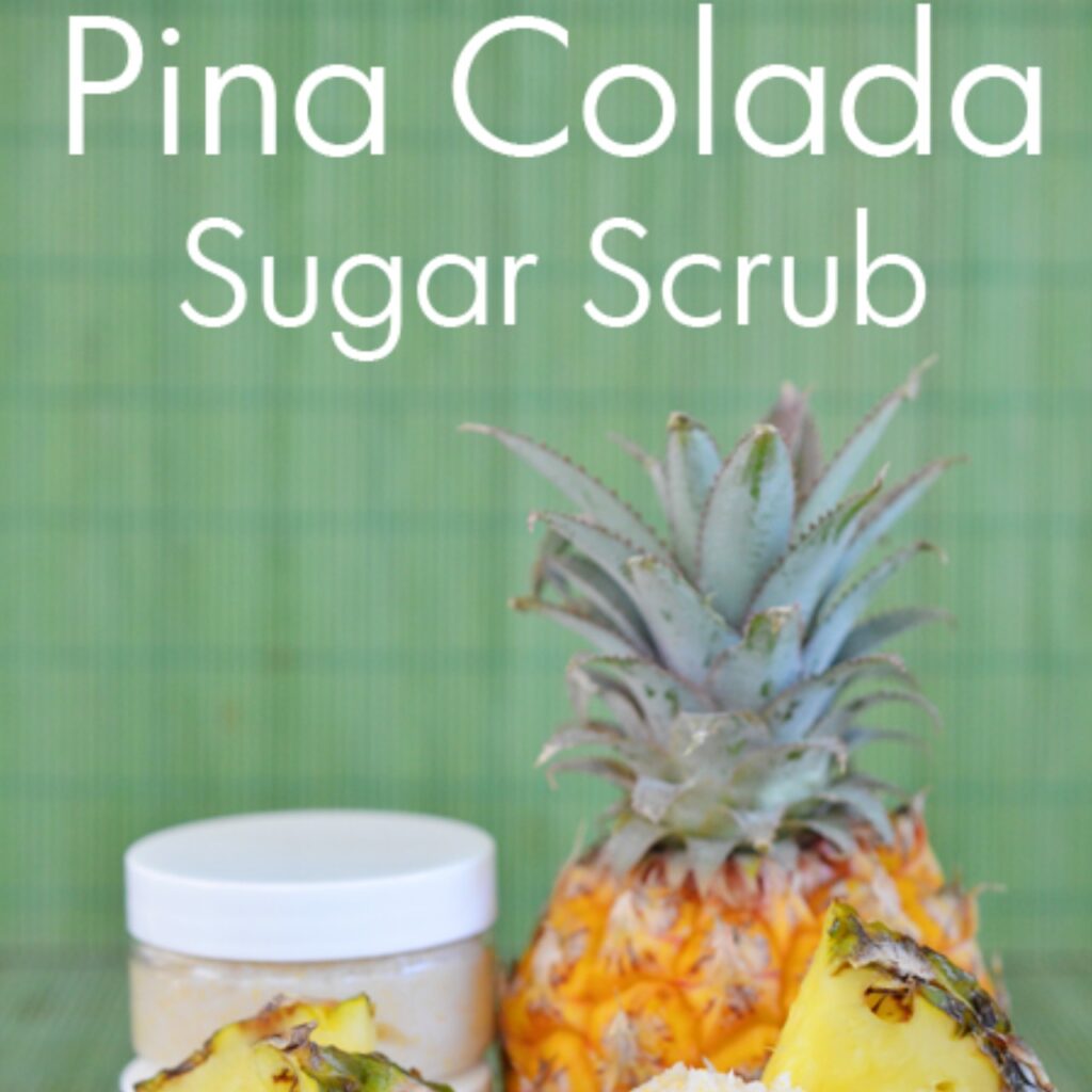 DIY Pina Colada Scrub Recipe for both Face and Body