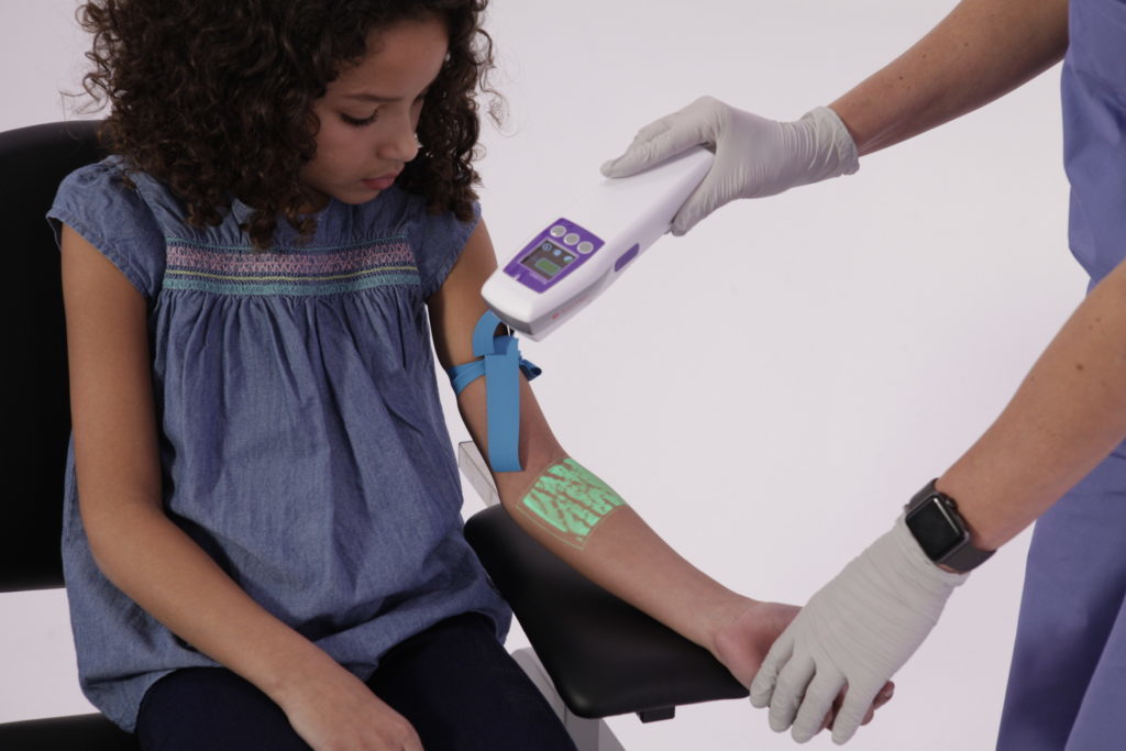 Vein Finder Displays Veins Beneath the Surface