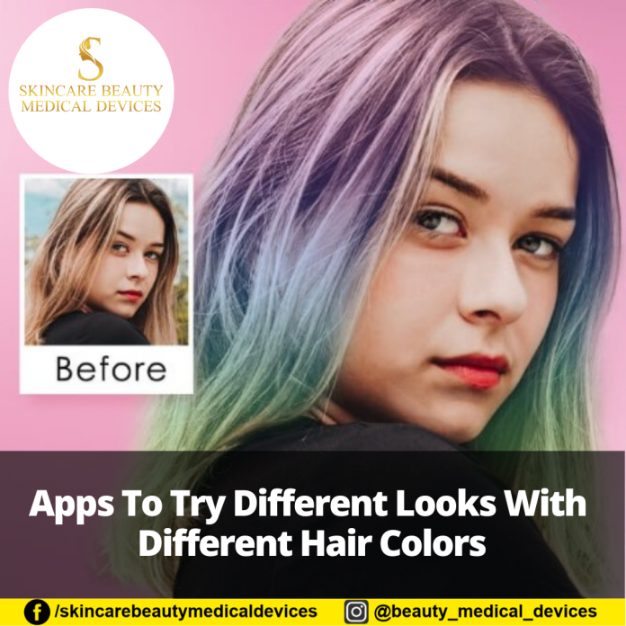 Apps To Try Different Looks With Different Hair Colors